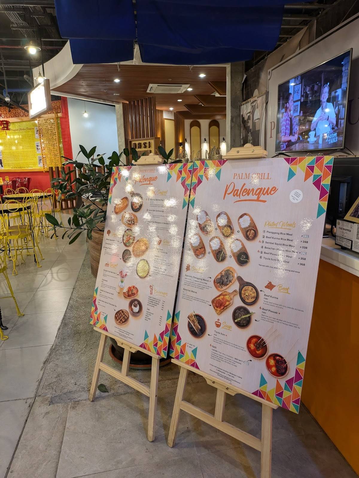 Menu at Palm Grill Araneta: Authentic Southern Mindanaon Cuisine ...