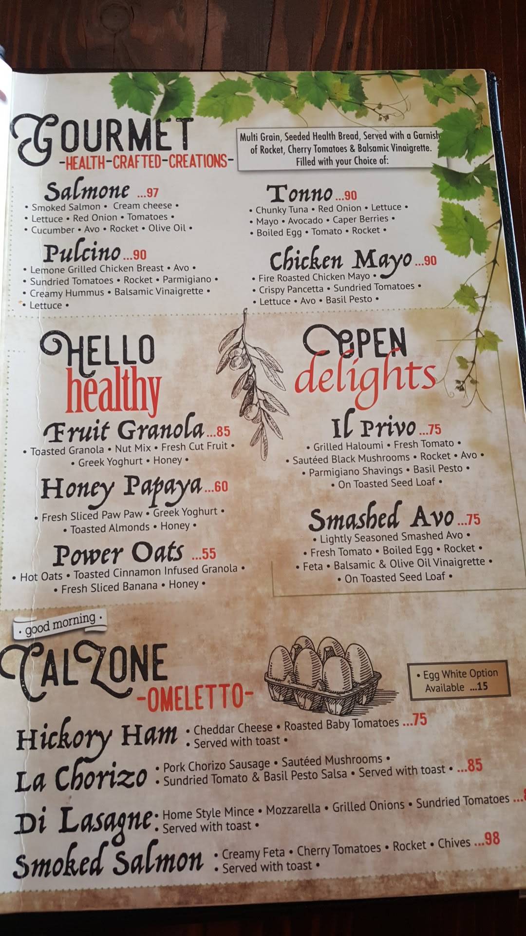Menu at Papachinos Clearwater restaurant, Roodepoort, Villa Varosi Cnr ...