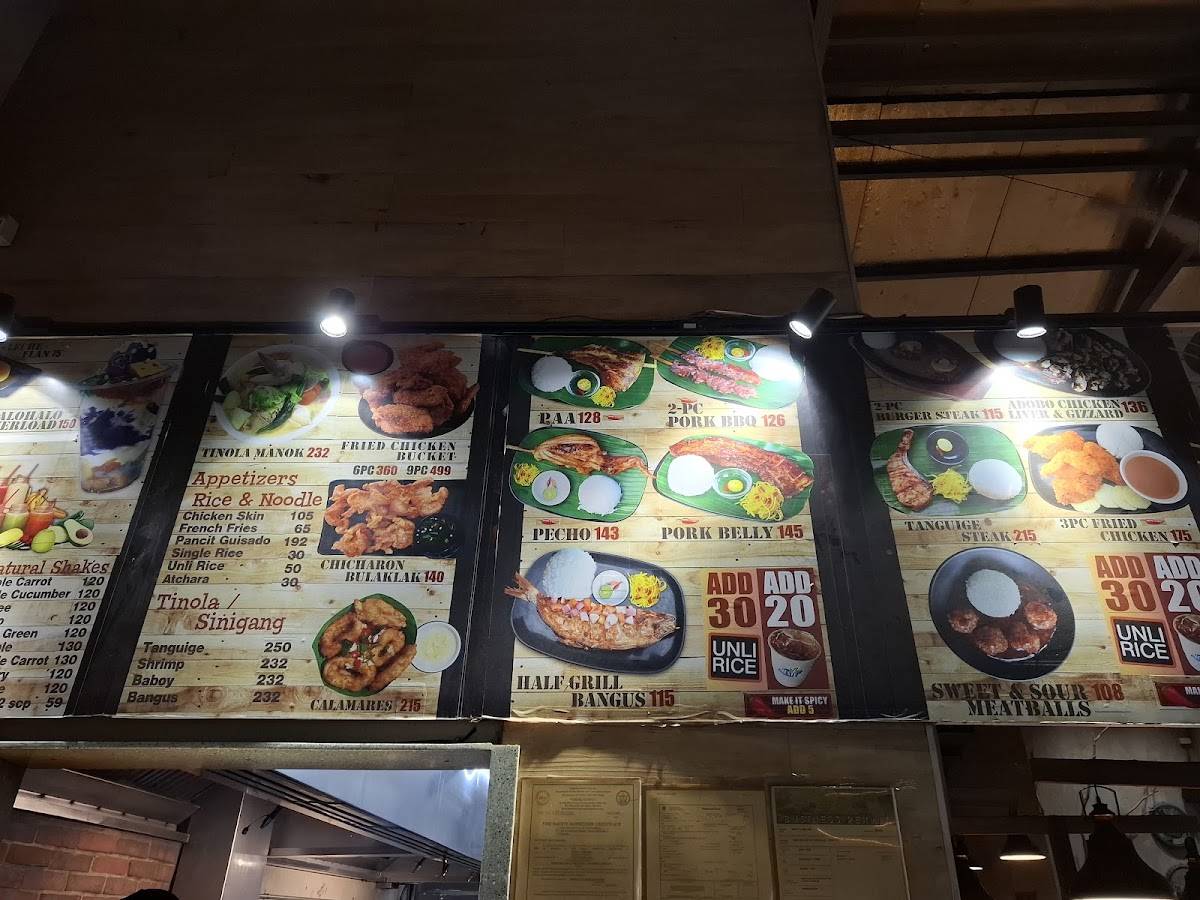 Menu at Papsy's BBQ - Talamban, Cebu City, Gov. M. Cuenco Ave