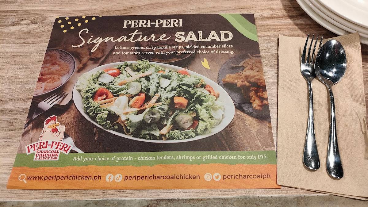 Menu at Peri Peri Charcoal Chicken restaurant, Marikina
