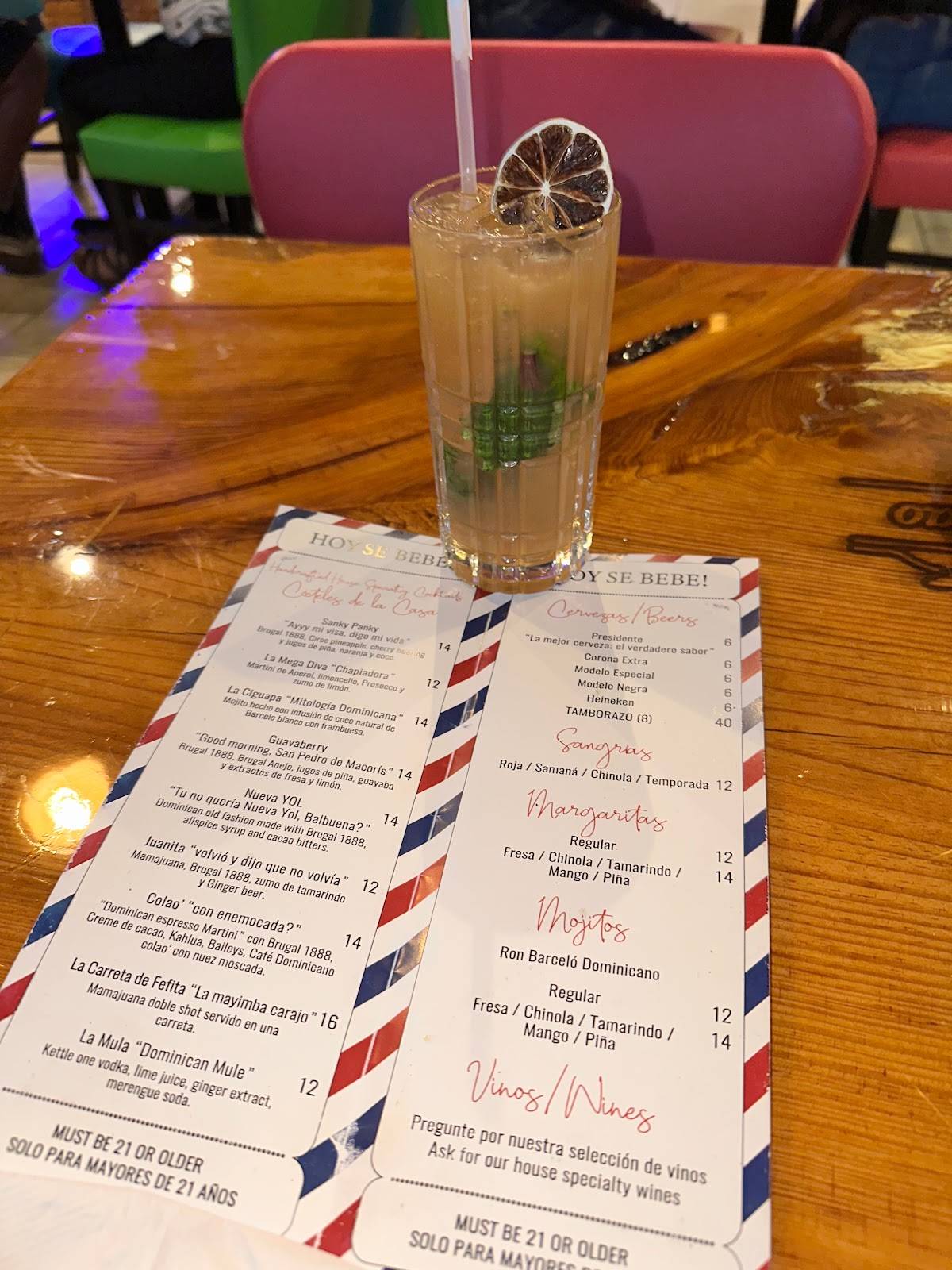 Menu at Perico Ripiao Latin Food restaurant, Kissimmee