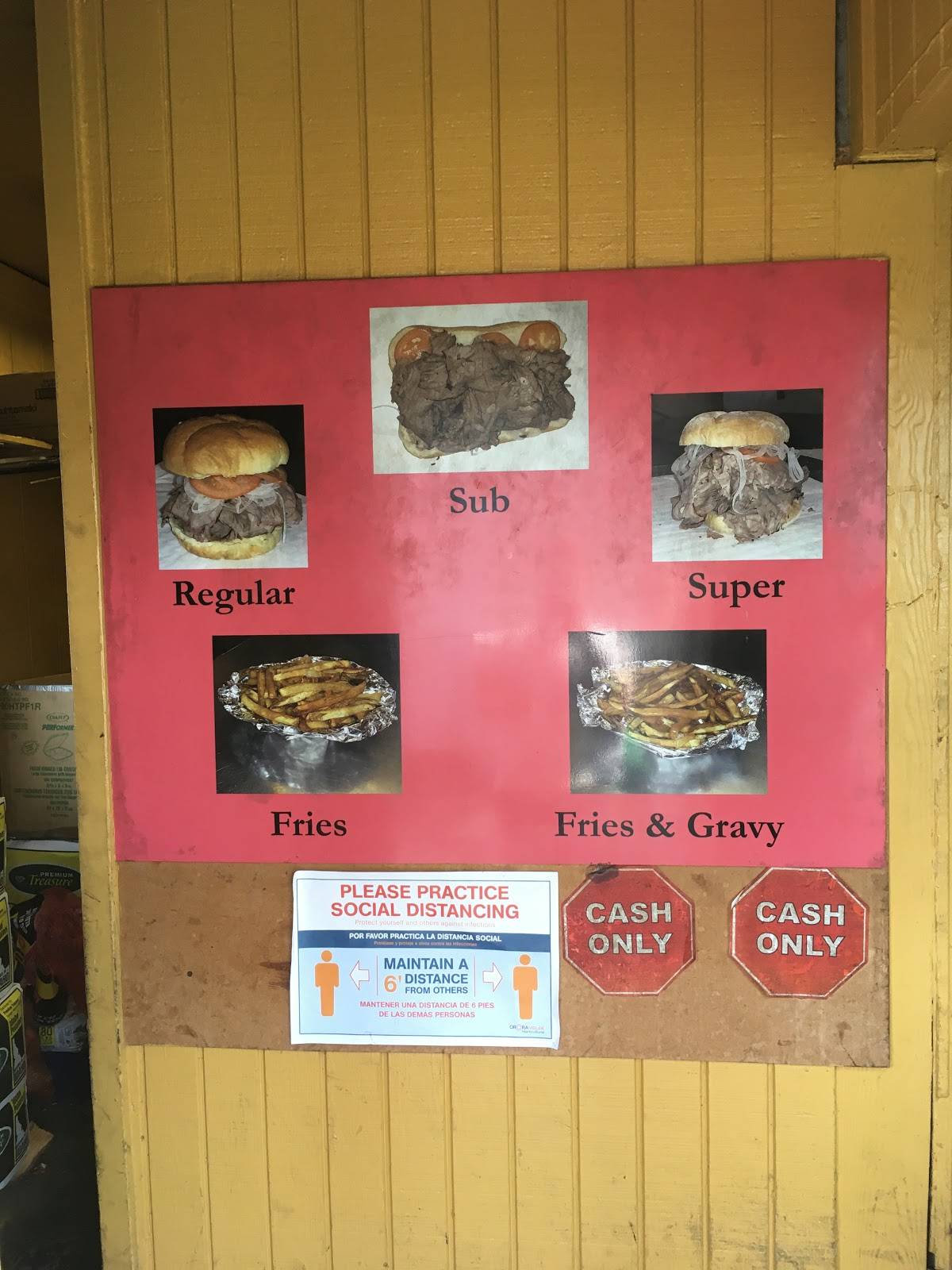 Menu at Pioneer Pit Beef BBQ, Milford Mill, N Rolling Rd