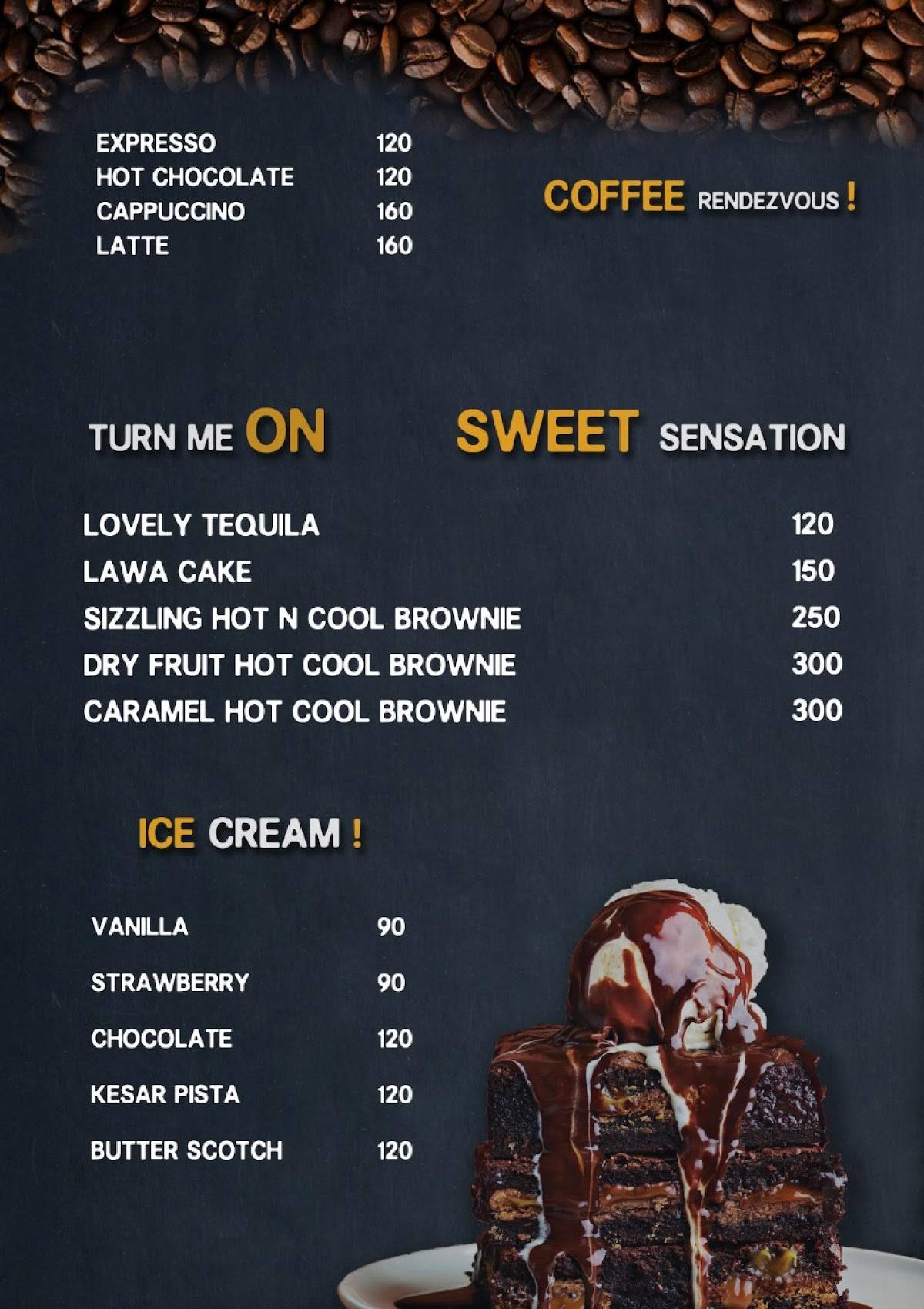 Menu at Pokket Cafe Chowpatty, Mumbai