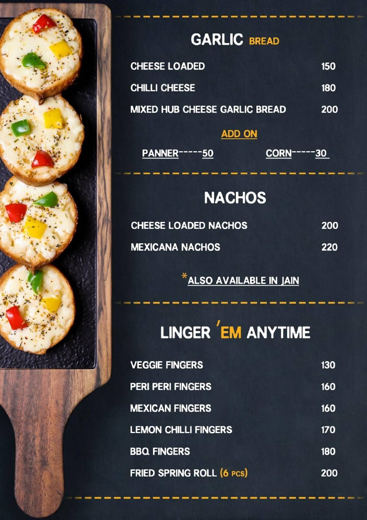 Menu at Pokket Cafe Chowpatty, Mumbai