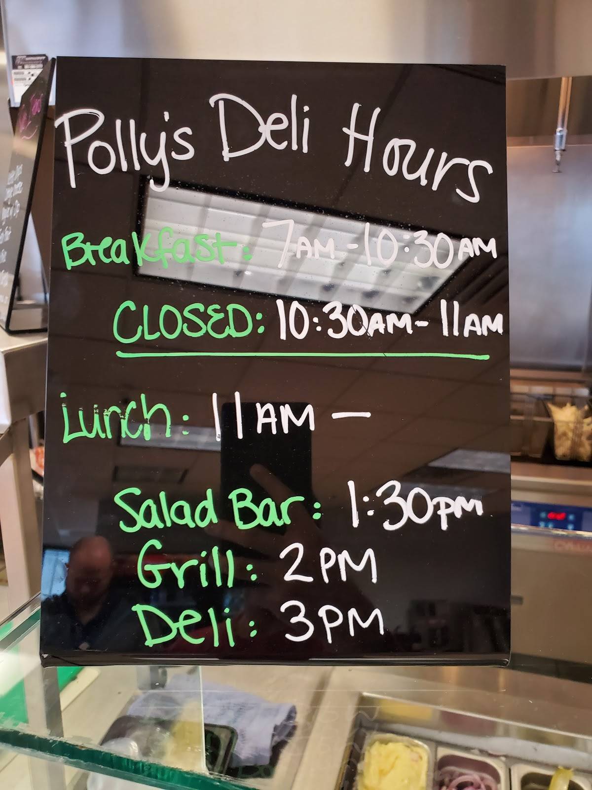 Menu at Polly's Deli, Saint Paul