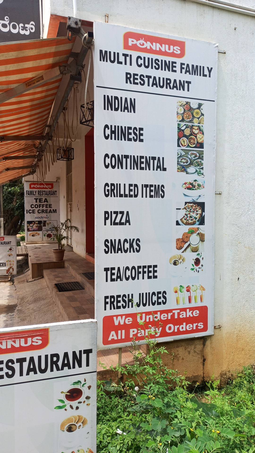 Menu at Ponnus Family Restaurant, Bengaluru