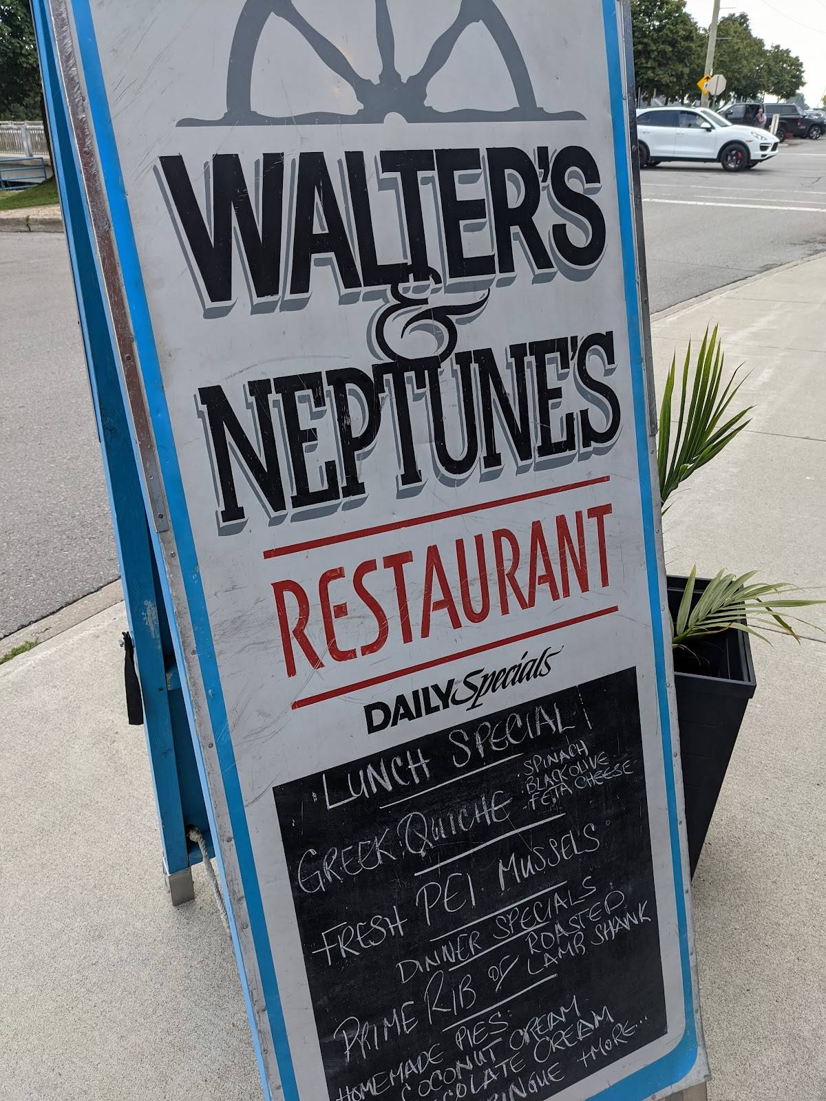 Menu at Walters & Neptunes Restaurant, Port Colborne