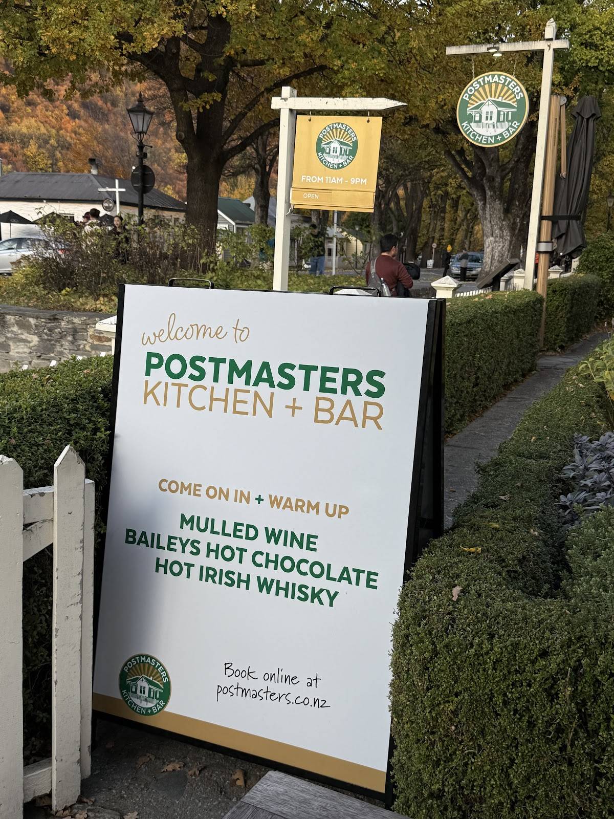 Menu at Postmasters Kitchen + Bar, Arrowtown