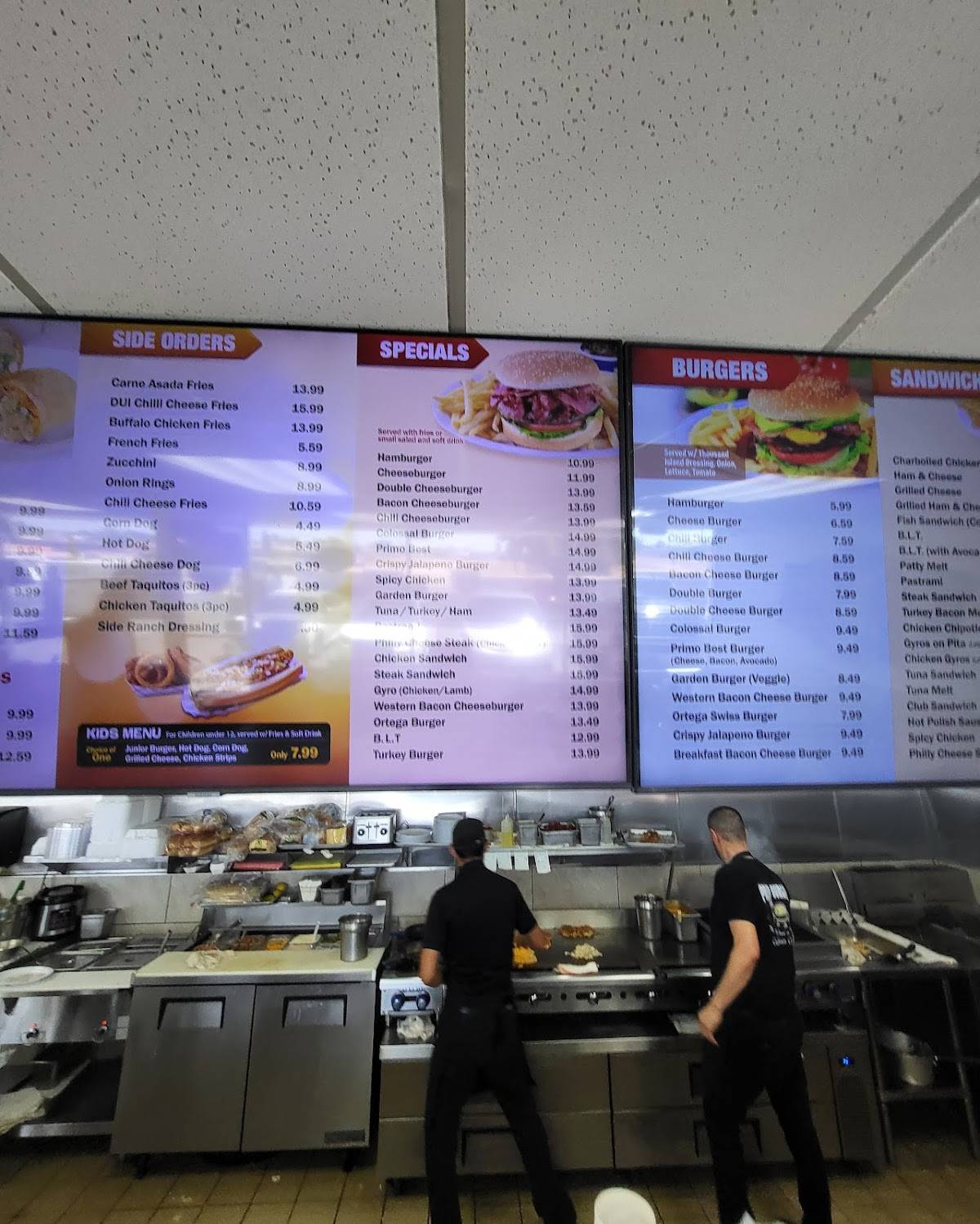 Menu at Primo Burgers #14 fast food, California City, California City ...