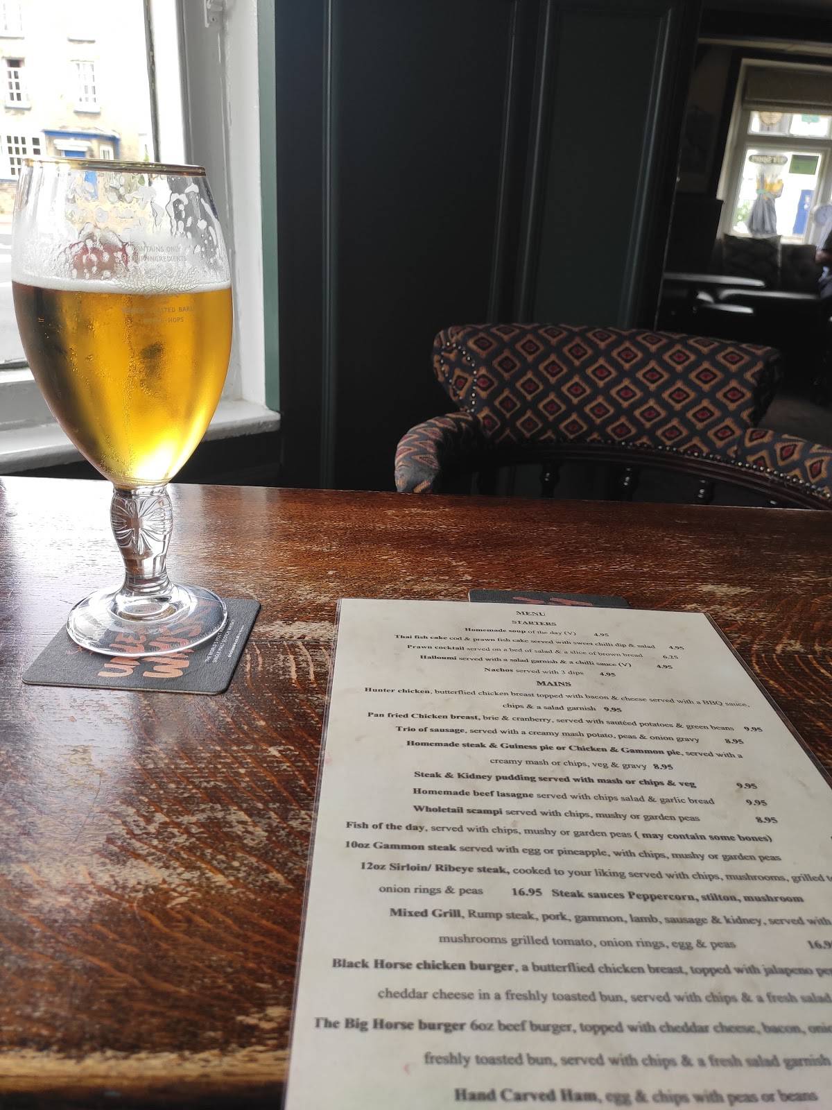 Menu at Black Horse pub & bar, Thetford