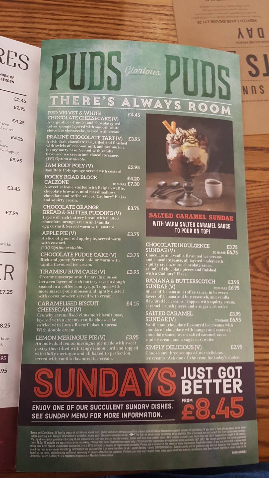 Menu at Longacre pub & bar, Skelton and Brotton