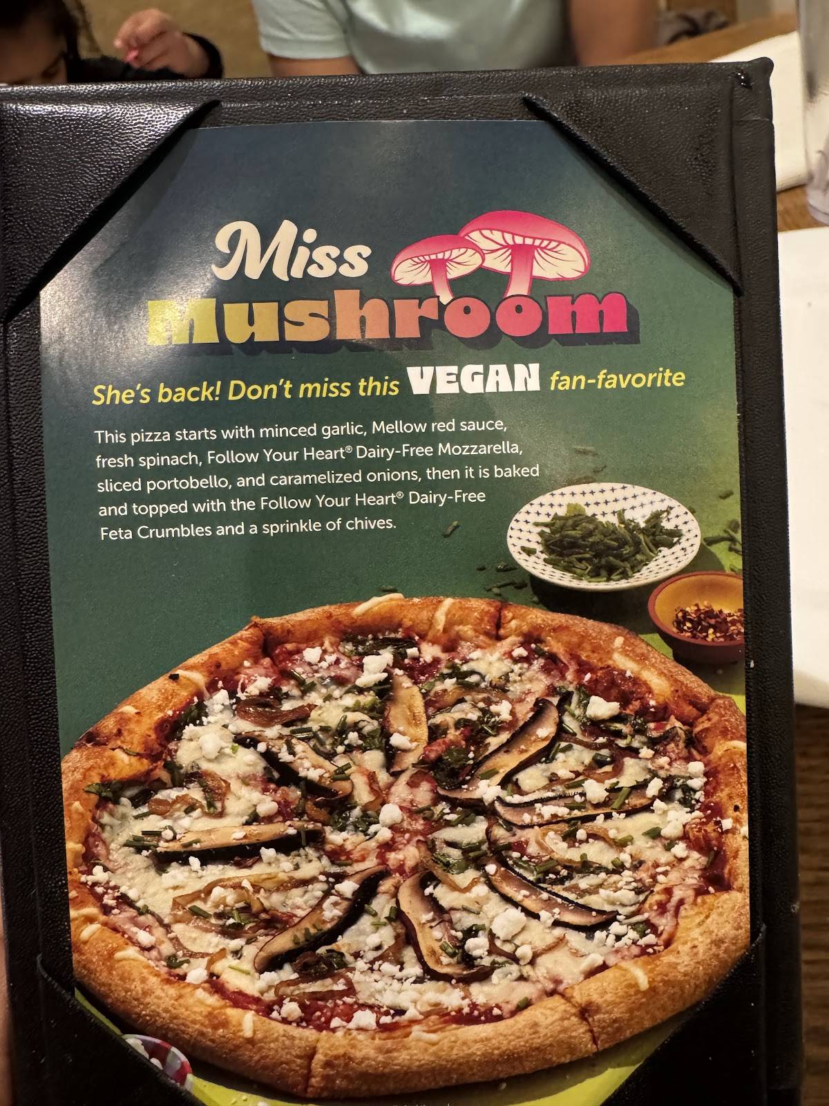 Menu at Mellow Mushroom pub & bar, Paducah