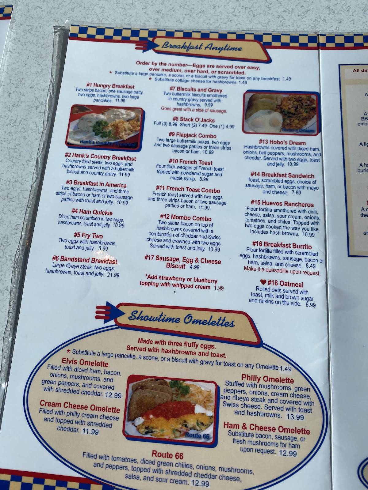 Menu at One Man Band pub & bar, Lehi
