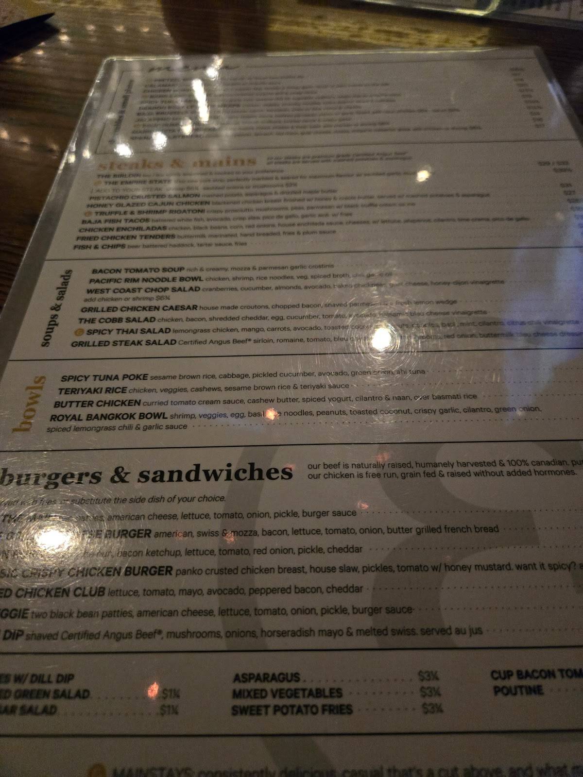 Menu at State & Main pub & bar, Cambridge, 375 Hespeler Rd Unit 2