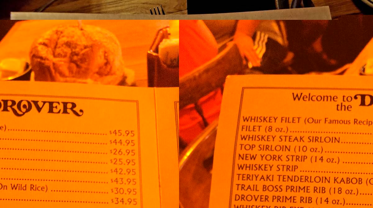 Menu at The Drover pub & bar, Omaha, S 73rd St