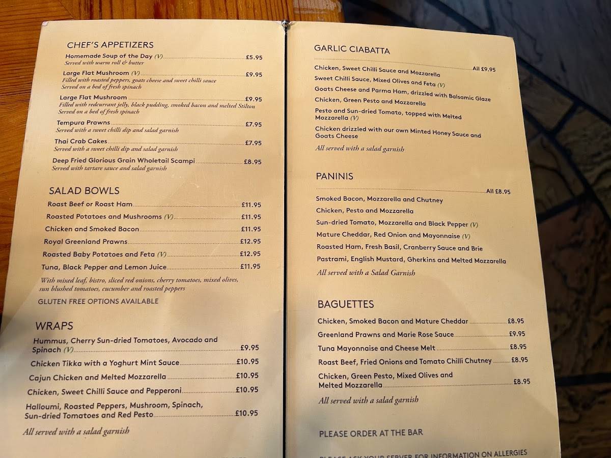 Menu at The Little Bridge pub & bar, Huddersfield