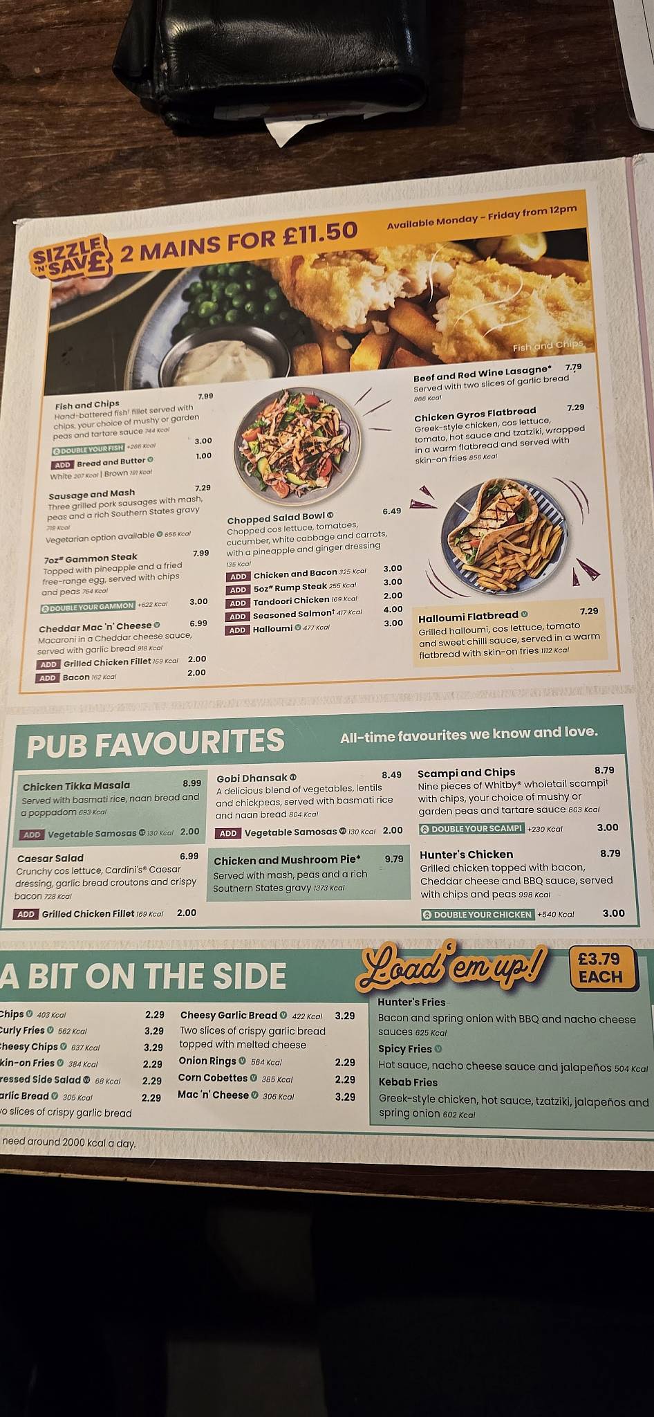 Menu at The Smithy's Forge pub & bar, Walsall