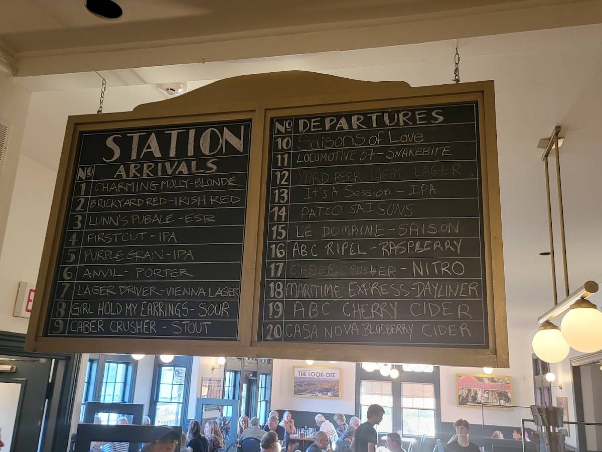 Menu at The Station pub & bar, Bridgetown