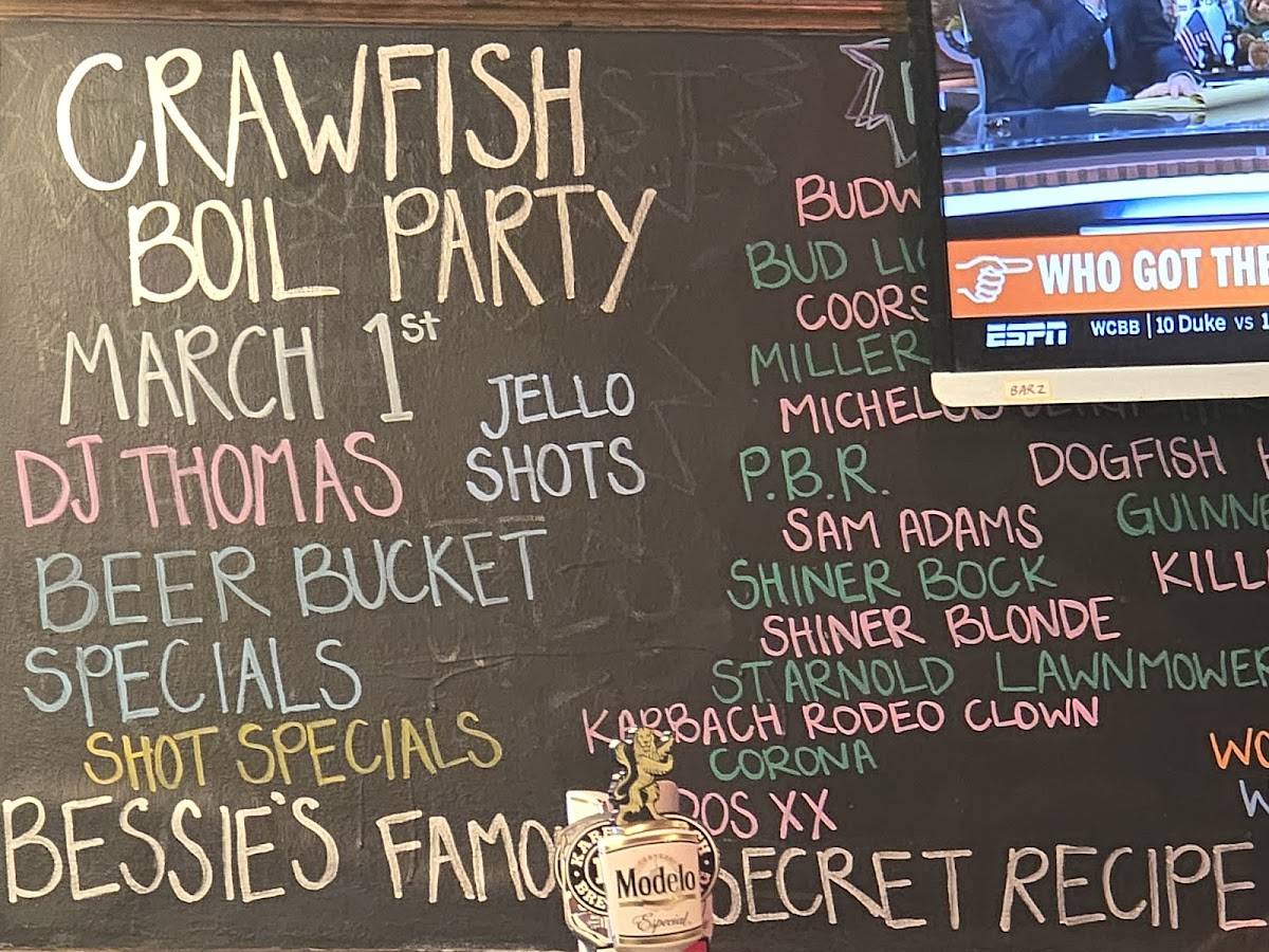 Menu at Watson's House of Ales pub & bar, Houston