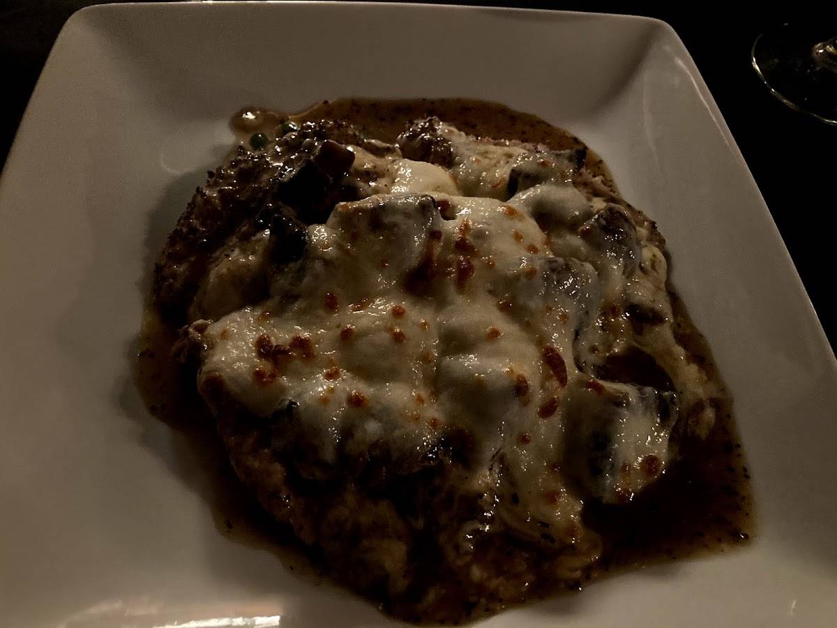 Menu at Puccini's restaurant, Sarasota