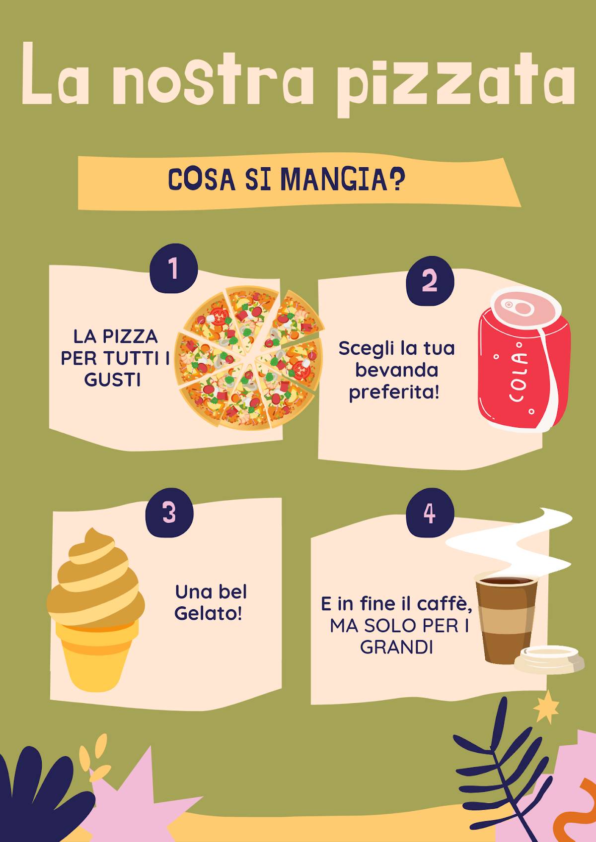 Menu da Quattro Fratelli ristorante, Milano