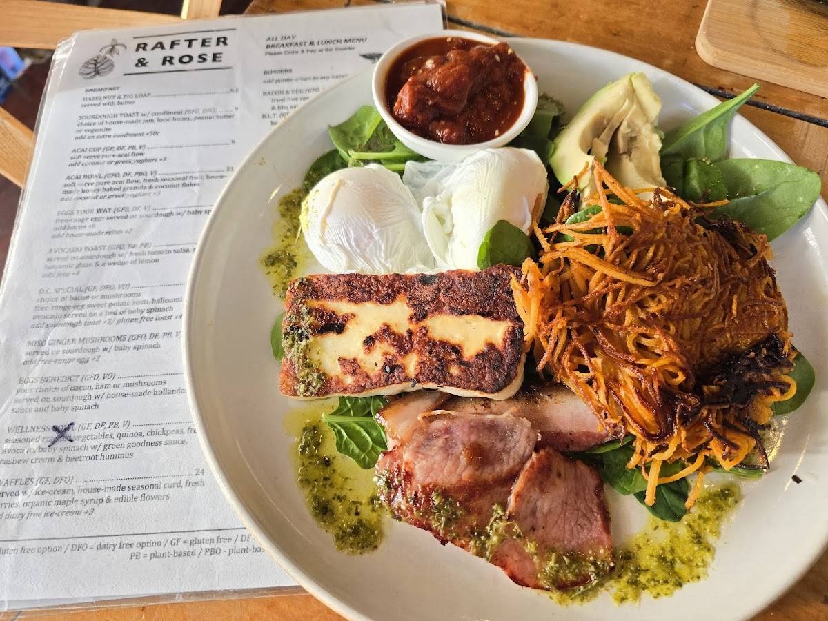 Menu at Rafter & Rose restaurant, Ipswich