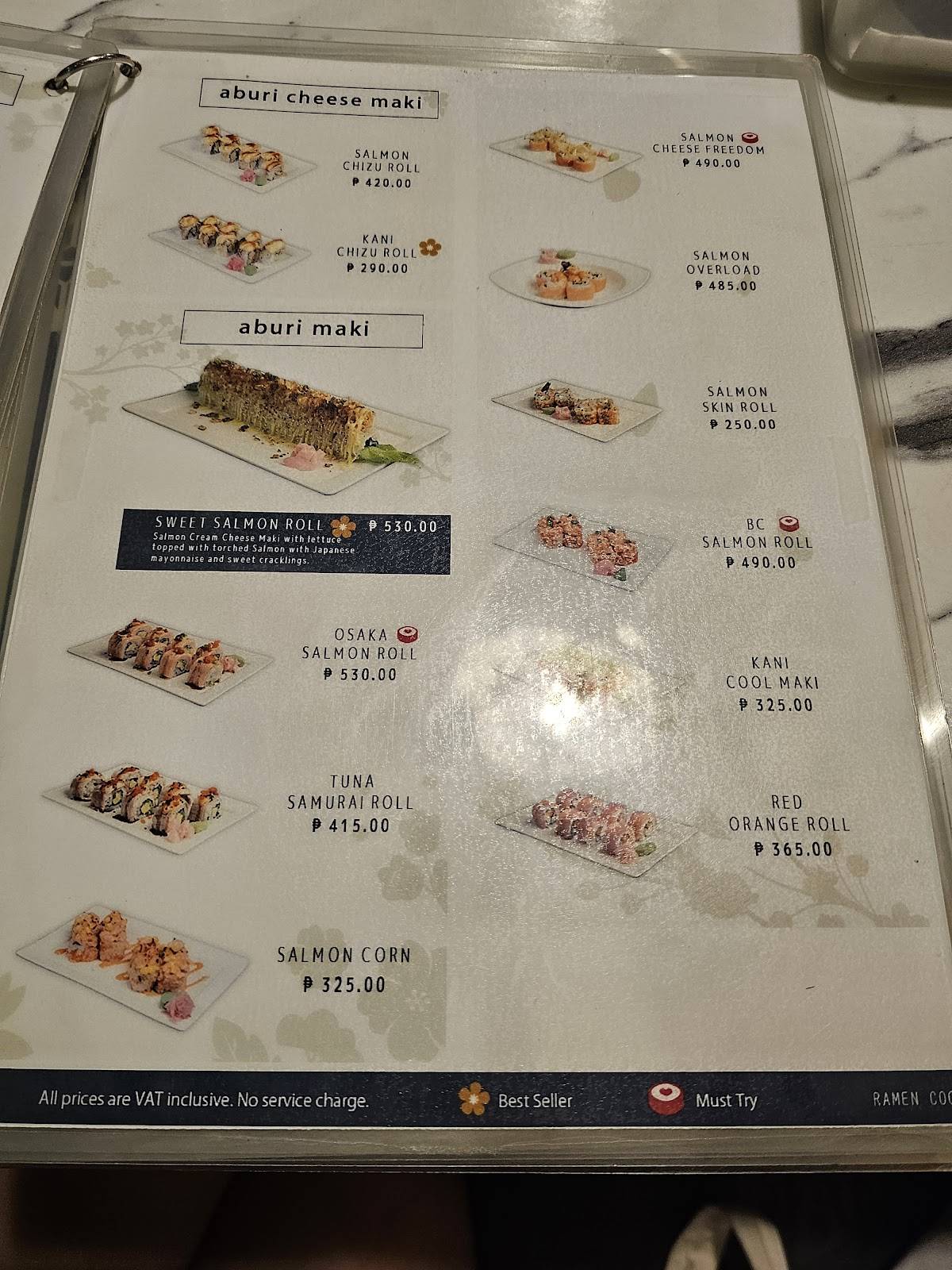 Menu at Ramen Cool restaurant, Pasig, 25 E Capitol Dr