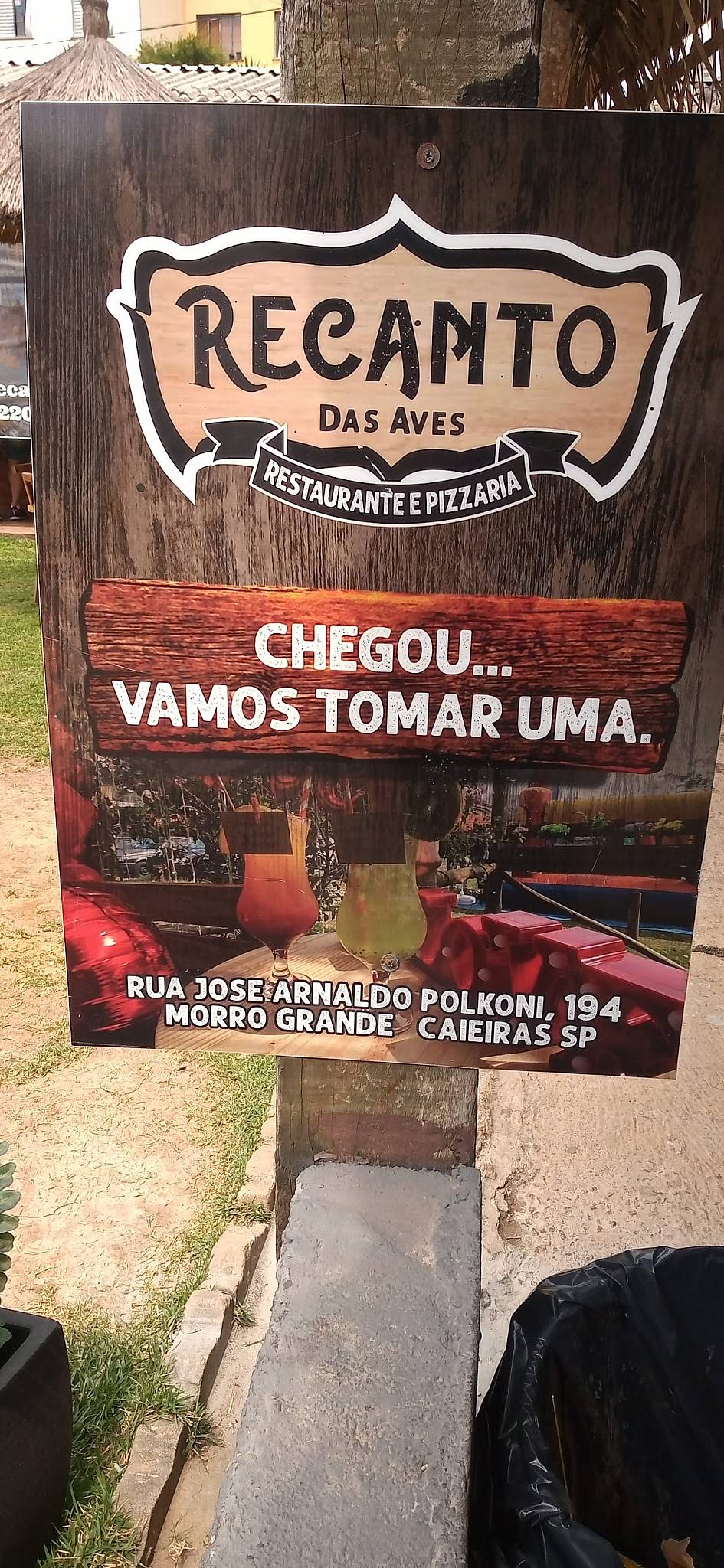 Menu em Recanto das Aves restaurante, Caieiras