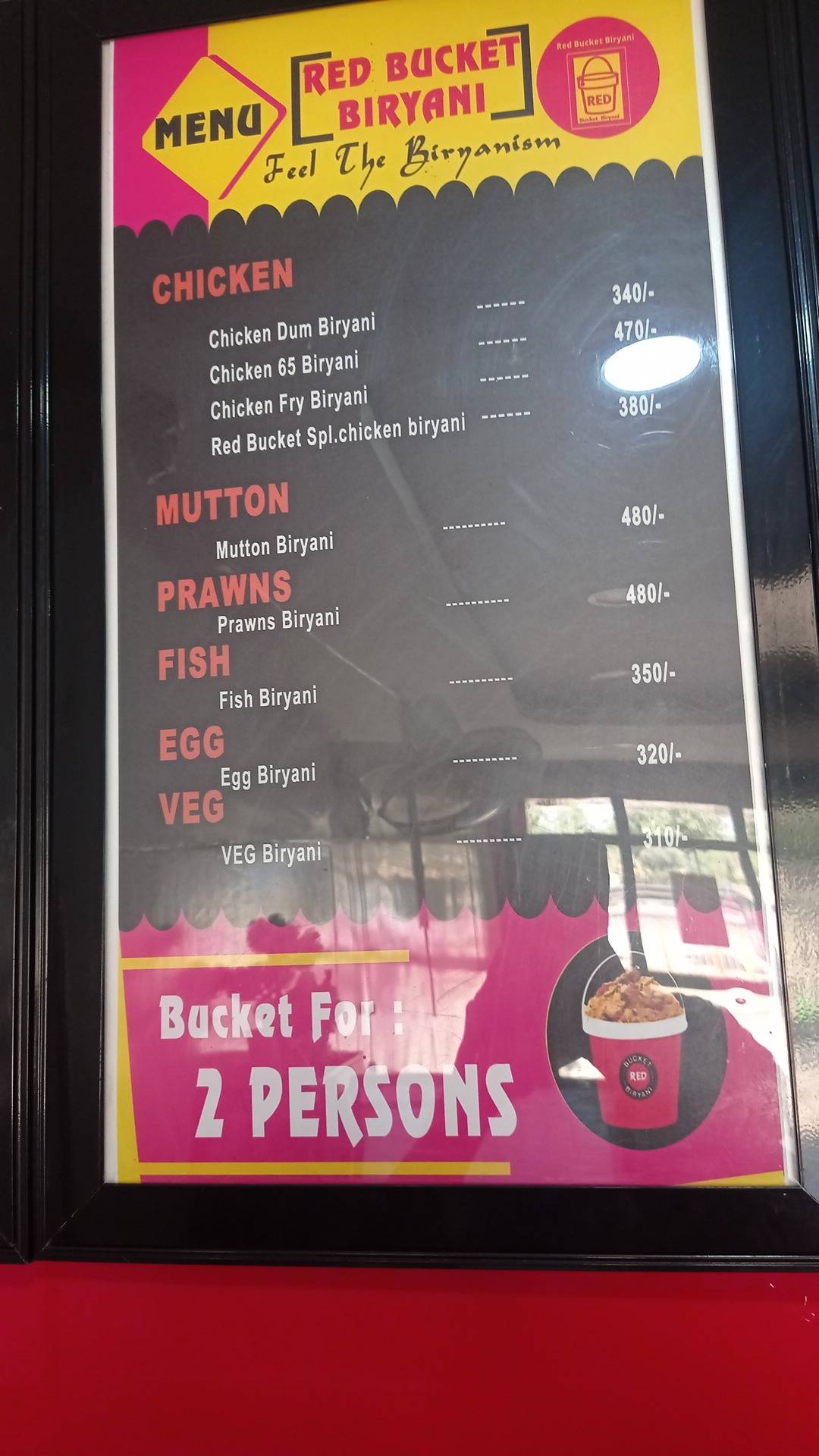 Menu at Red Bucket Biryani Siddipet, Siddipet