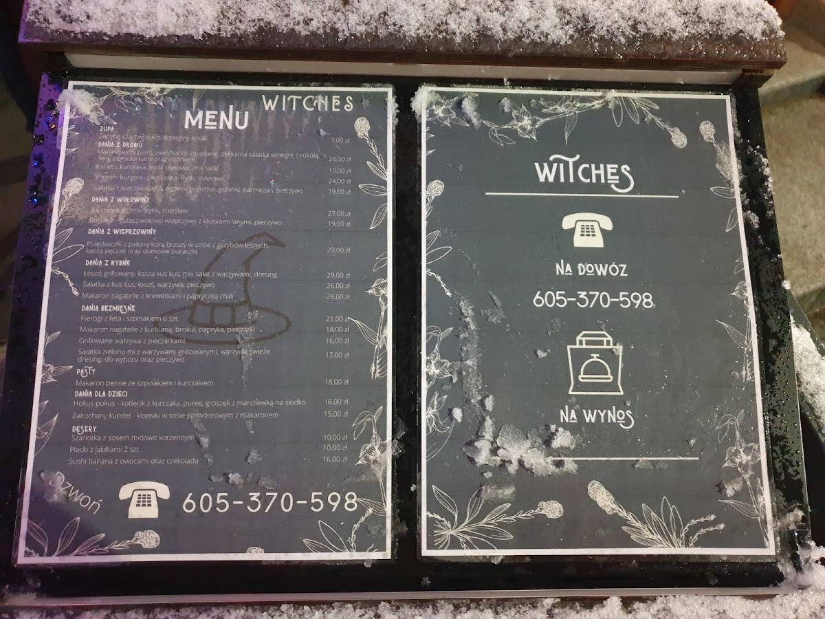 Menu at Restauracja Witches restaurant, Starogard Gdański