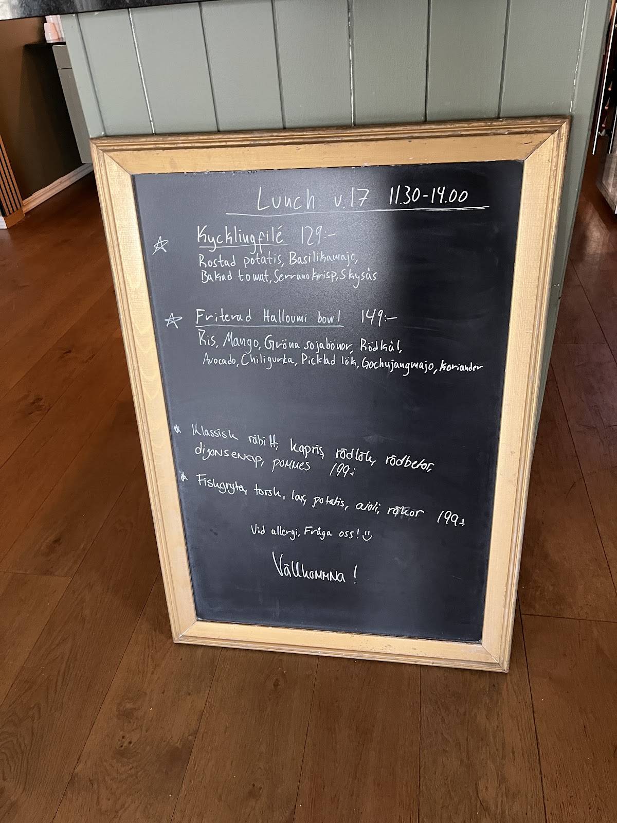 Menu at Restaurang MAVI Viken restaurant, Viken