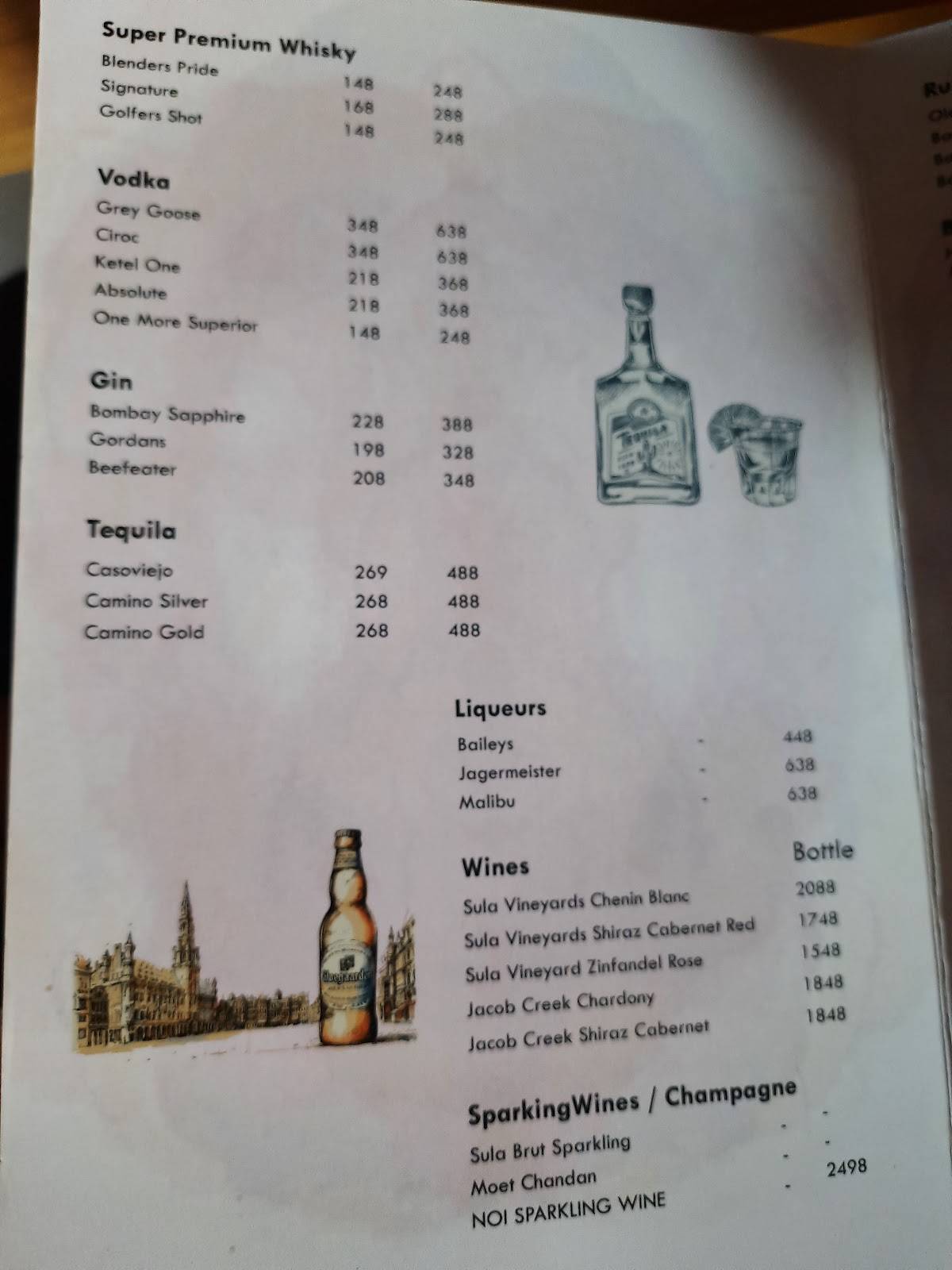 Menu at ARMADA Restro & Bar, Dehradun