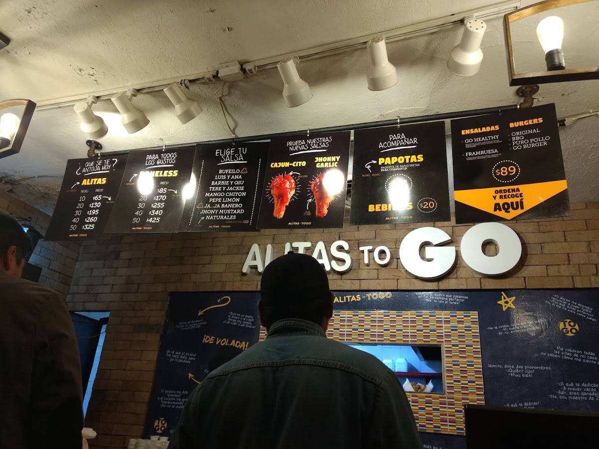 Carta del restaurante Alitas To GO, Ciudad Juarez, C. Melquiades Alanís ...