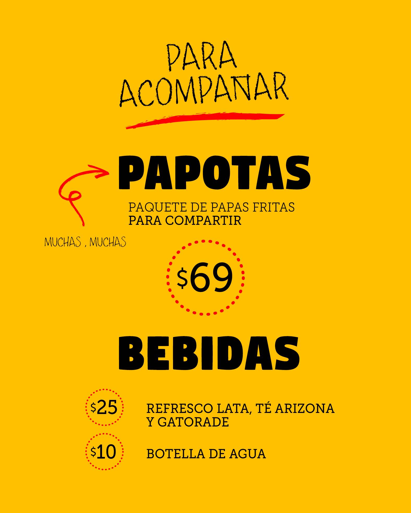 Carta del restaurante Alitas To GO, Ciudad Juarez, C. Melquiades Alanís ...
