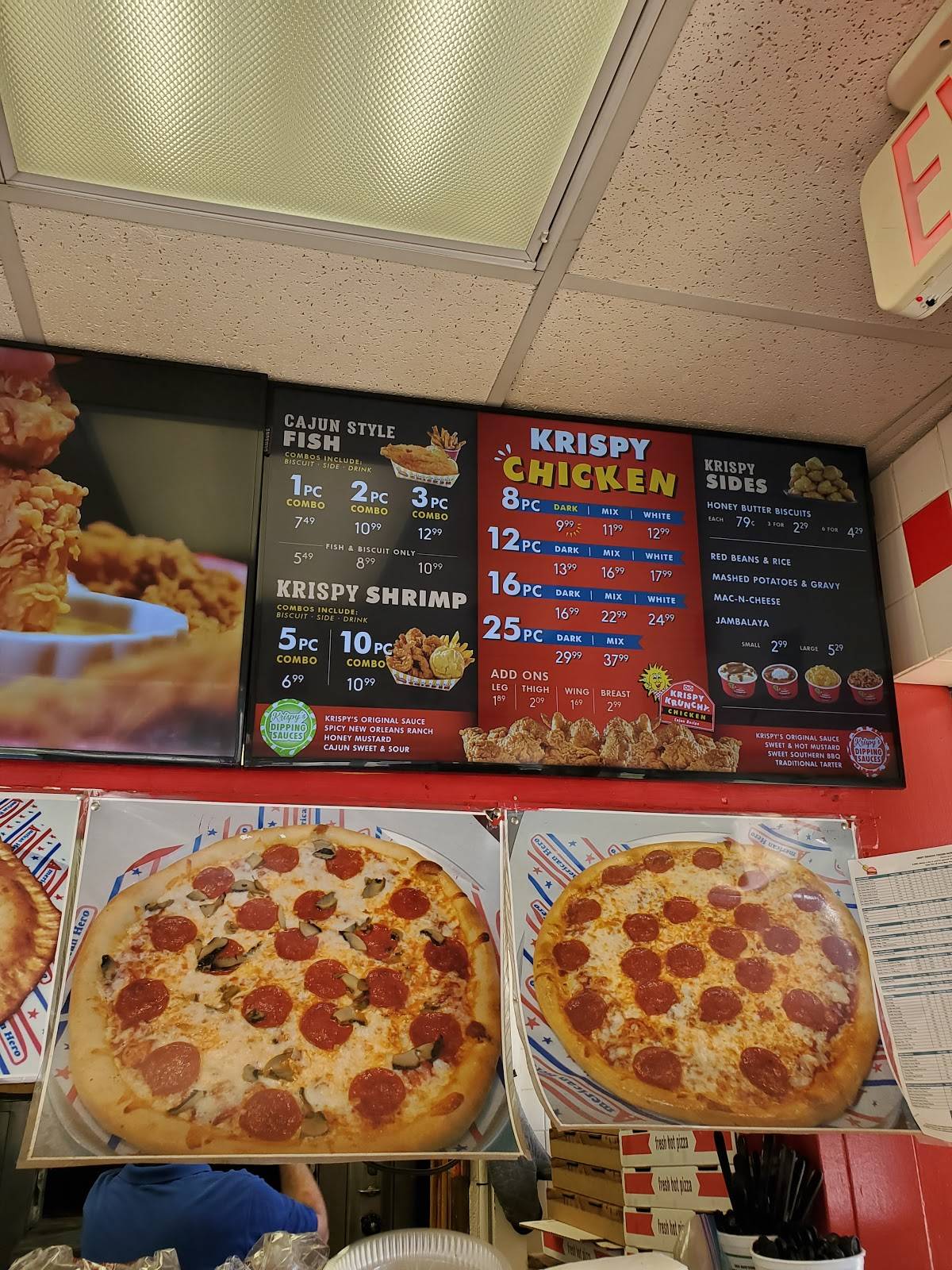 Menu at American Hero Pizza & Subs restaurant, Creedmoor
