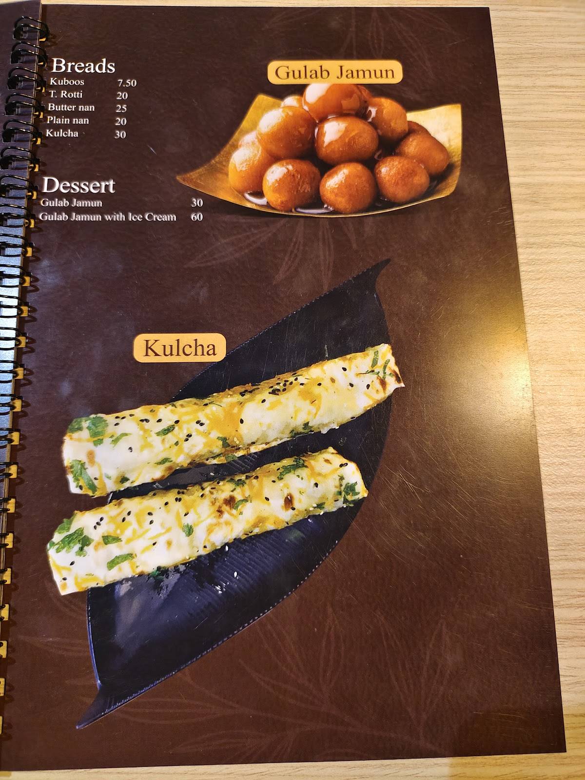 Menu at Arabian majlis, Perintalmanna