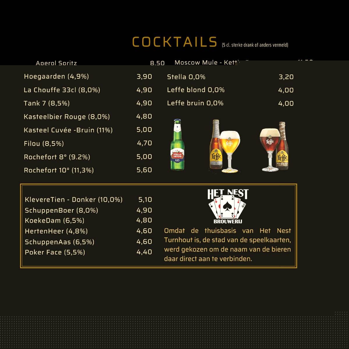Speisekarte von Bardo | Brasserie and Lounge Bar, Turnhout