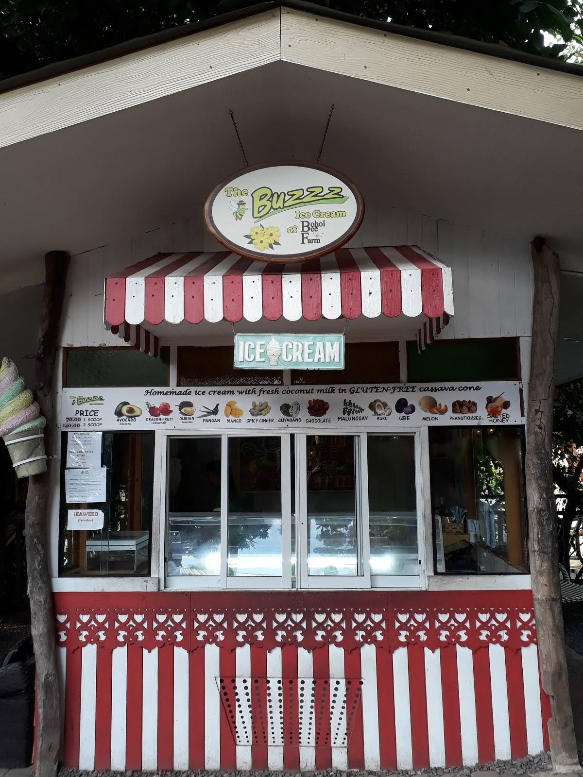 Menu at Bohol Bee Farm restaurant, Dauis