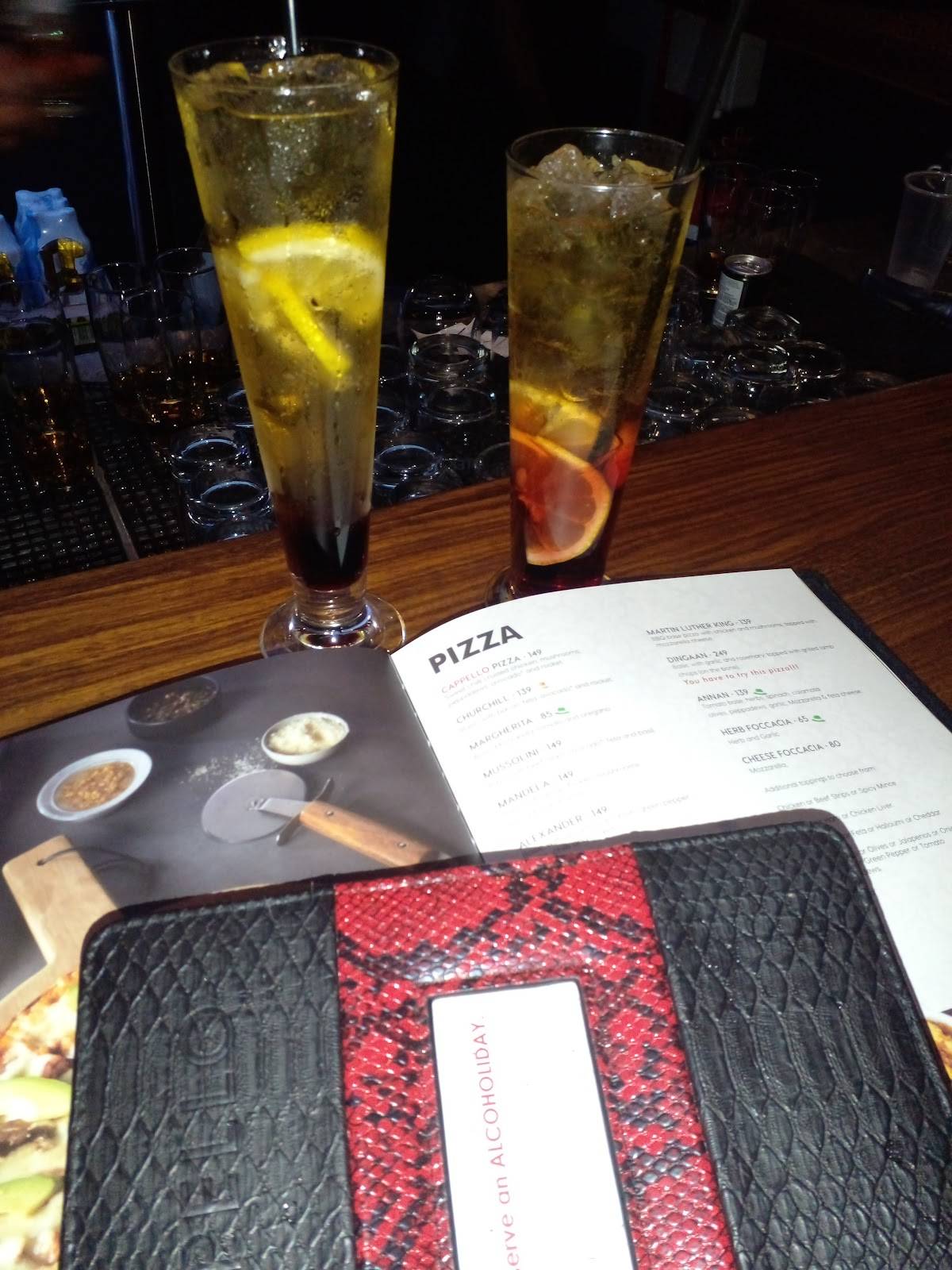 Menu at CAPPELLO Glen Marais Kempton Park restaurant, Boksburg, Weinberg St