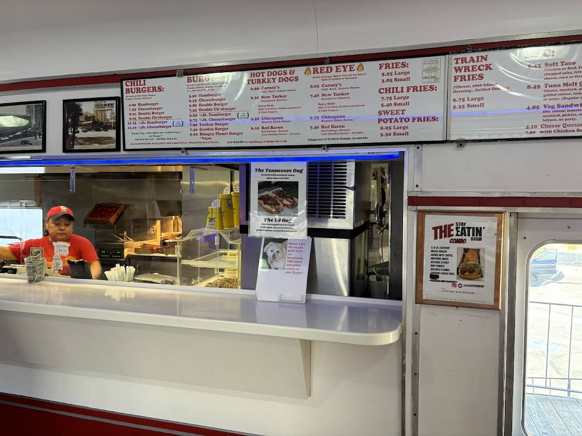 Menu at Carney's Restaurant, Los Angeles, Sunset Blvd