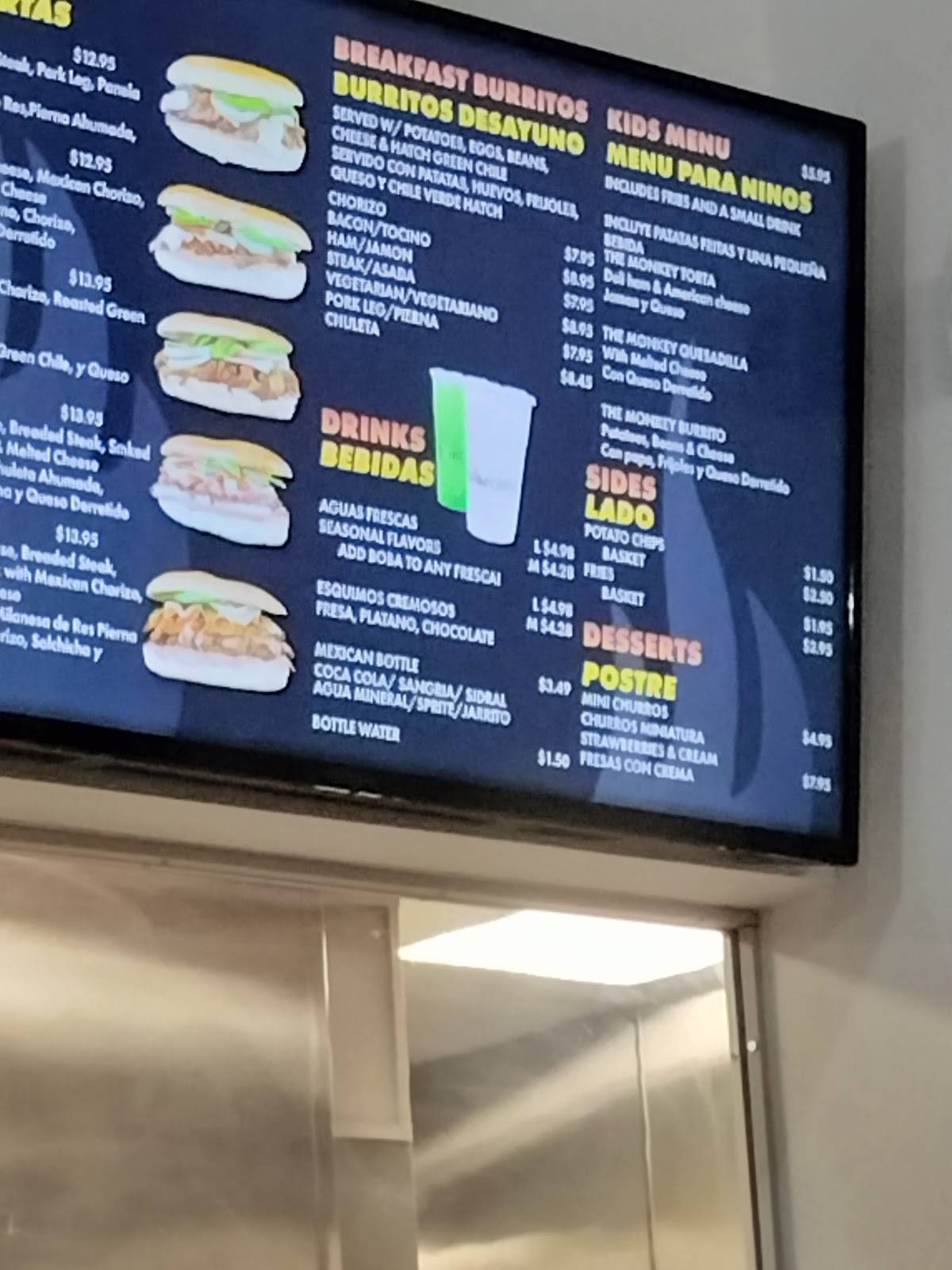 Menu at Don tortas restaurant, Albuquerque, Central Ave SE Unit A 101