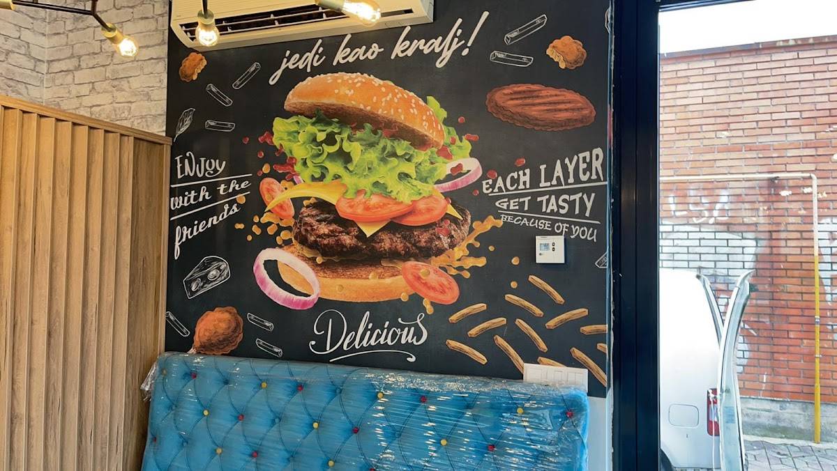 Menu at Fast Food King 2, Zenica