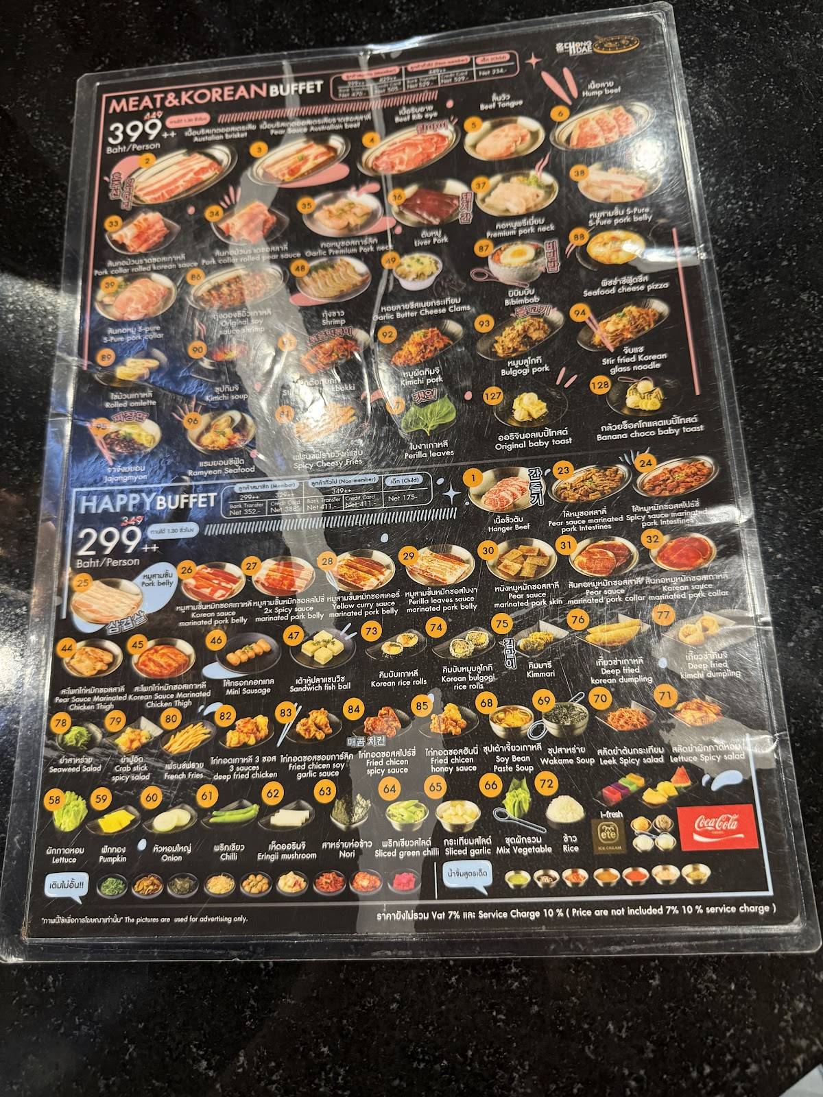 Carta del restaurante Hongdae & Cheese Owl Buffet Future Park Rangsit ...