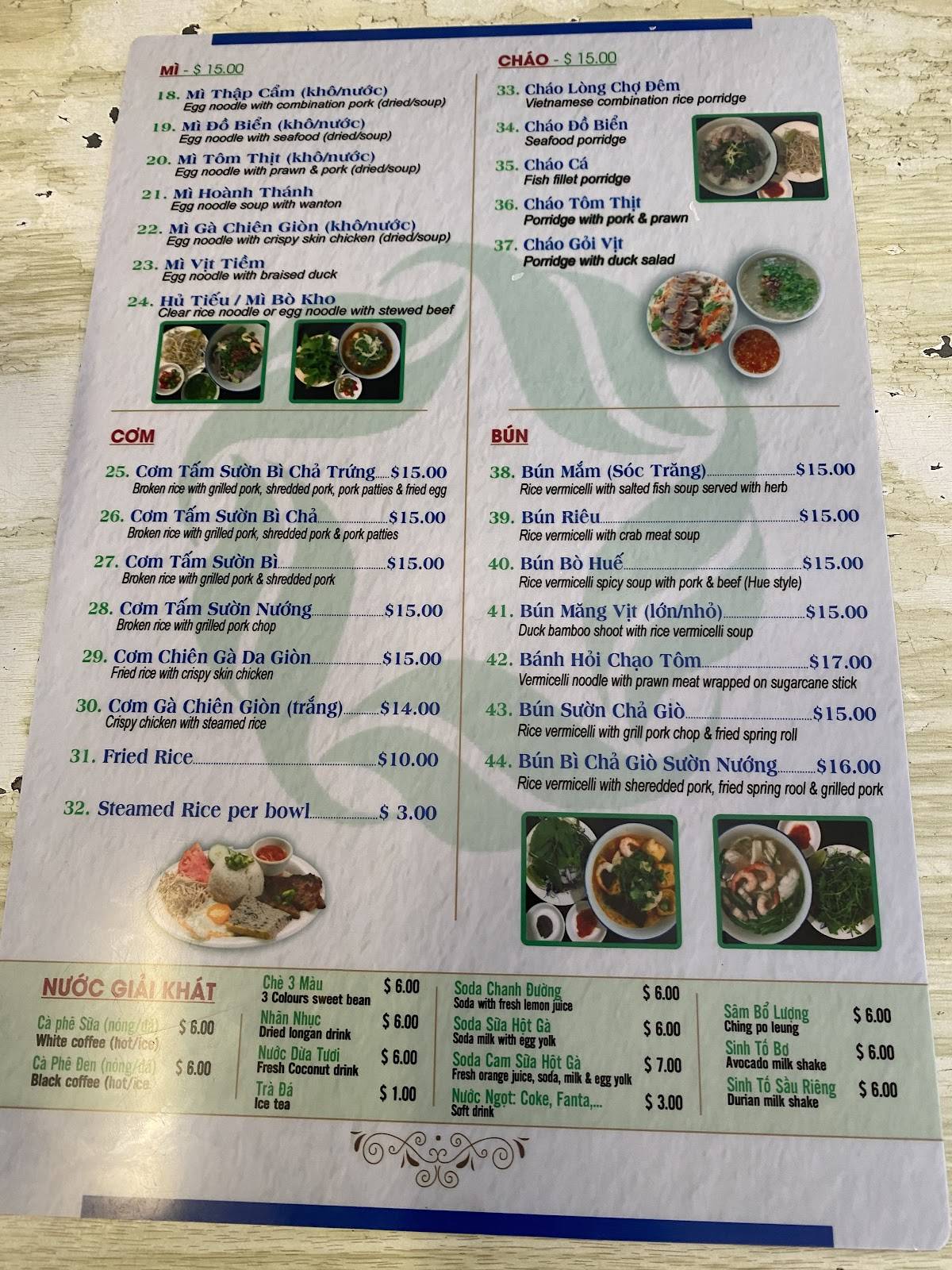 Menu at Viet Long Noodle House restaurant, Girrawheen, Newpark Shopping ...