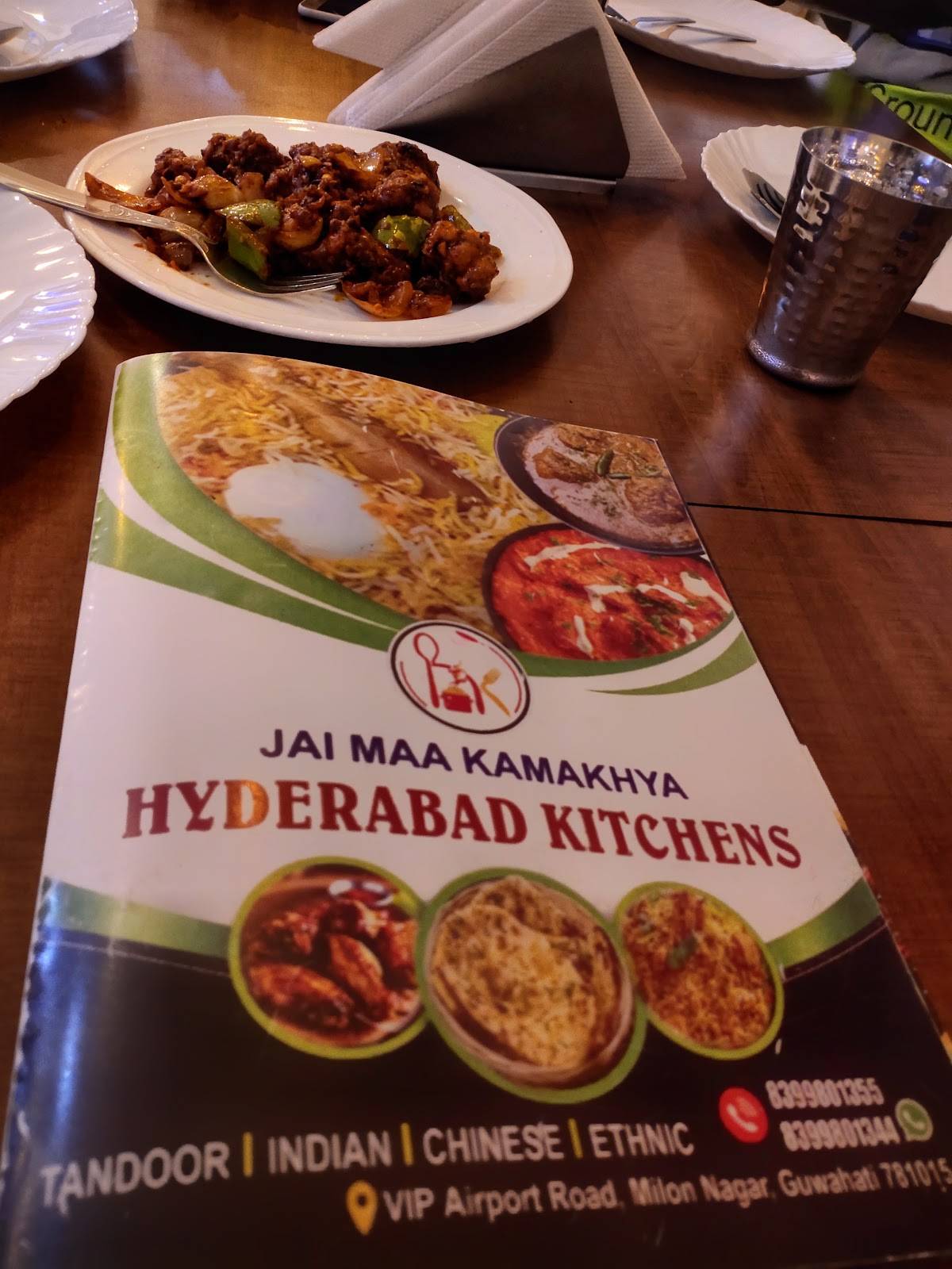 Menu at Hyderabad Kitchens, Guwahati