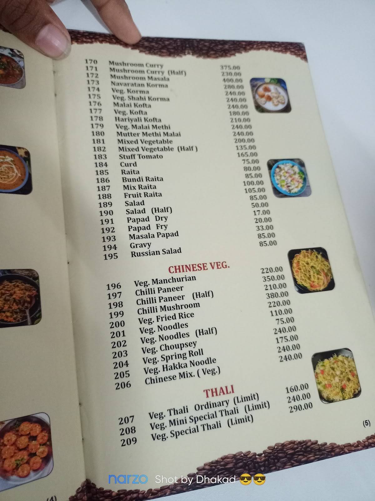 Menu at ICH - Indian Coffee House, DAVV, Indore, Khandwa Rd