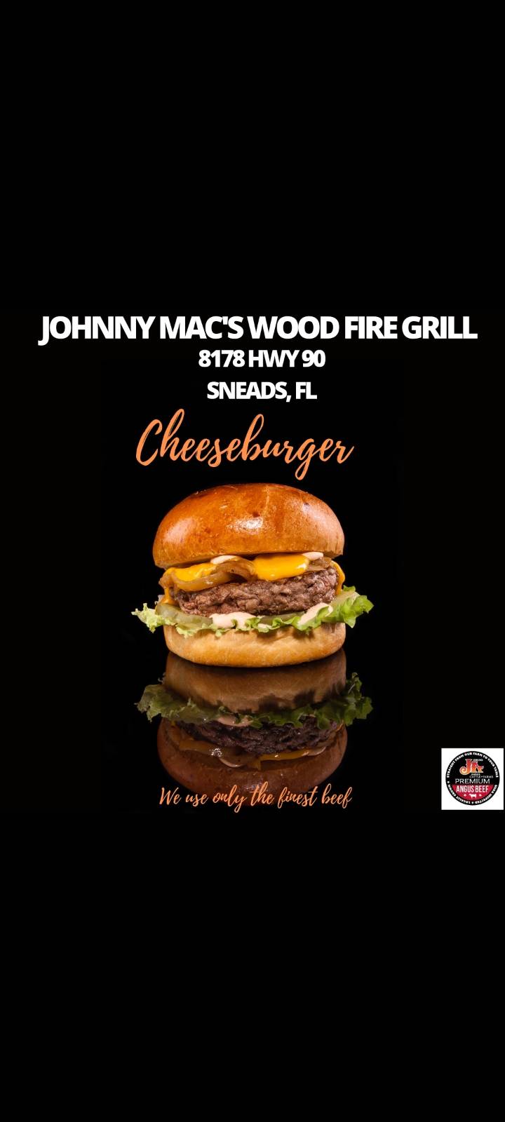 Menu at Johnny Macs Wood Fire Grill restaurant, Sneads
