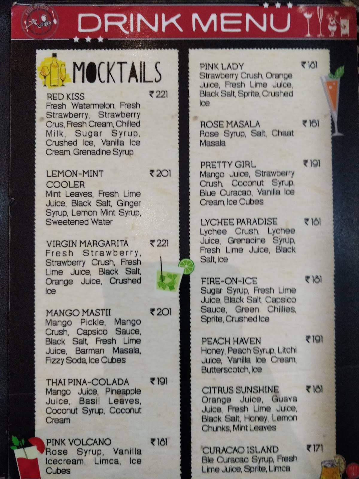 Menu at Kaidi Kitchen vegetarian restaurant, Chennai