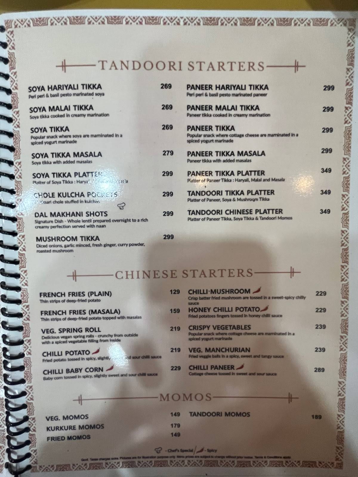 Menu at Kake Di Hatti Bhopal, Bhopal