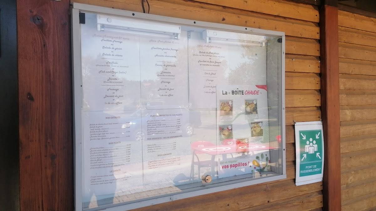 Menu at Restaurant Le Pont Astier, Orléat